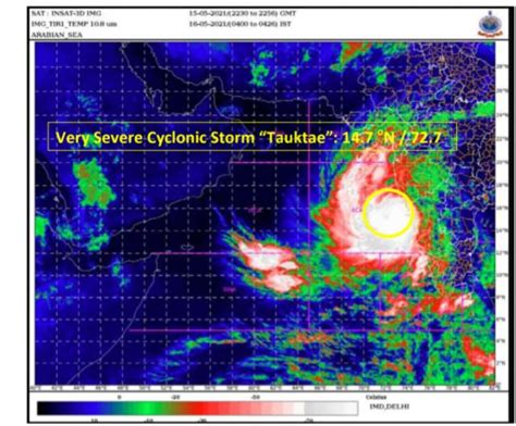 Cyclone Tauktae Intensifies To Very Severe Cyclonic Storm