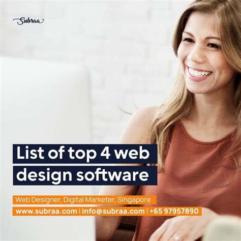 Top 4 Web Design Software To Create Stunning Websites