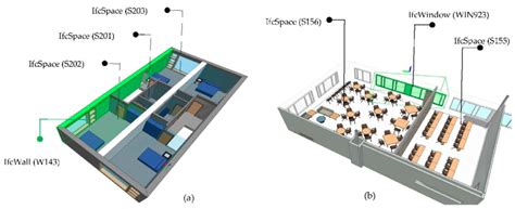 Invalid Geometry Of The Wall And Window For Each Space In The Ifc
