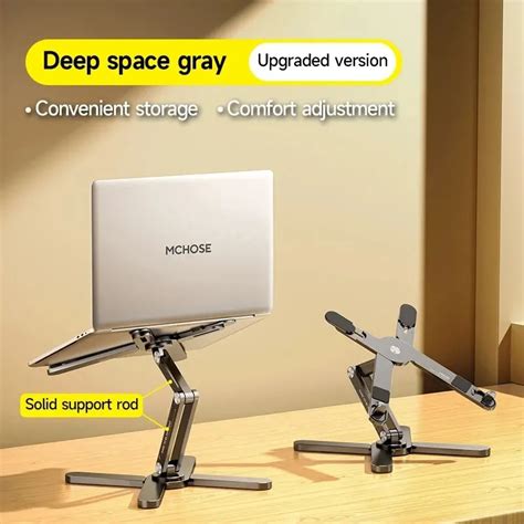 Soporte Para Port Til MC N Giratorio De Plegable De Aluminio Disipaci N De Calor