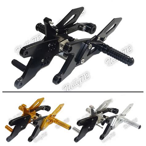 Motorcycle CNC Adjustable Rider Rear Sets Rearset Footrest Foot Rest