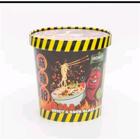 Vegetarian Homey Mala Spicy Andsour Glass Noodles 126g Halaltomato