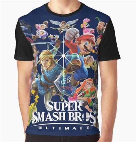 All Over Print T Shirt Men Funy Tshirt Super Smash Bros Ultimate