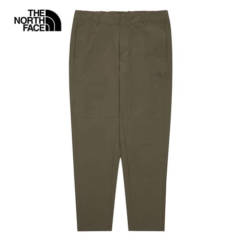 【the North Face 官方旗艦】北面女款綠色防潑水舒適壓扣休閒戶外徒步褲｜4nam21l 長褲 Yahoo奇摩購物中心