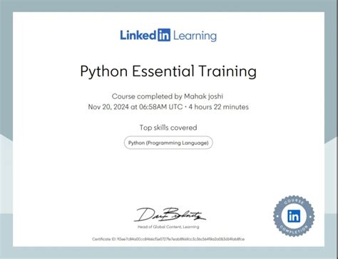 Mahak Joshi On Linkedin Python Programming Continuouslearning