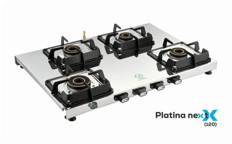 Stainless Steel Four Burner Gas Cooktop Latest Price Manufacturers