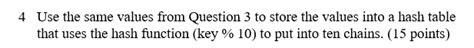 Solved Use The Following Values Chegg Com