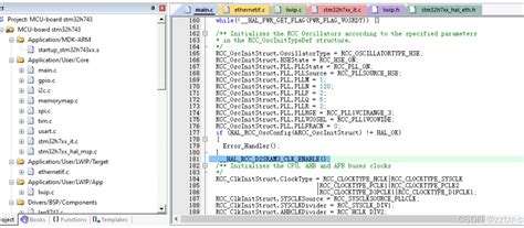 Stm32h743zit6lwipmpucubemx，通过stm32cubemx完成初始化，ping包亲测没问题，带解释