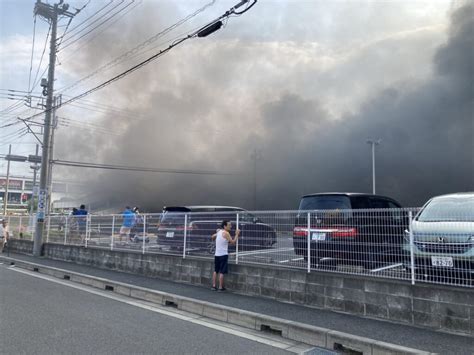 【動画】マルハン厚木北店の立体駐車場で火事 8 20 ！火災現場の場所・住所を調査！