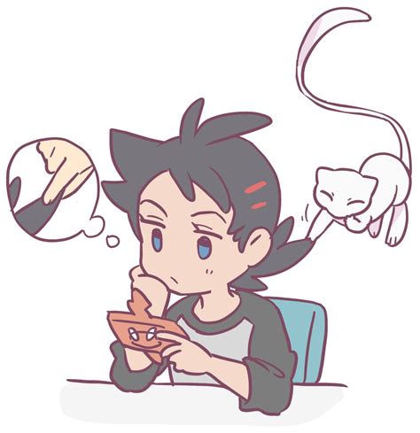 Rotom Rotom Phone Goh And Mew Pokemon And 2 More Drawn By Shuan
