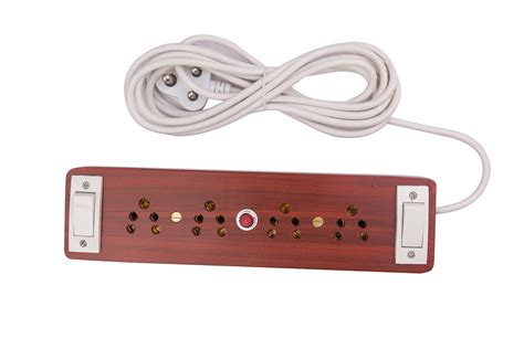 Buy Rightcare Duhan Portable Wooden Electric Switch Board With Led Indicator Extension Board 2