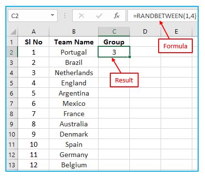 How To Make Random Groups In Excel Resource