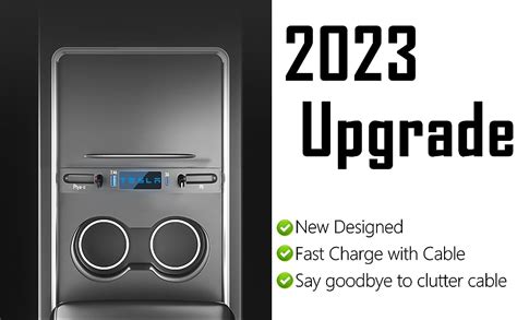 Tesla USB Hub Fast Charge With Cable Adapter For Tesla Model Inspire Uplift