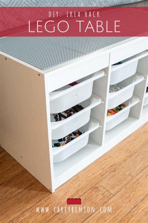 Diy Lego Table Organization Ikea Hack Artofit