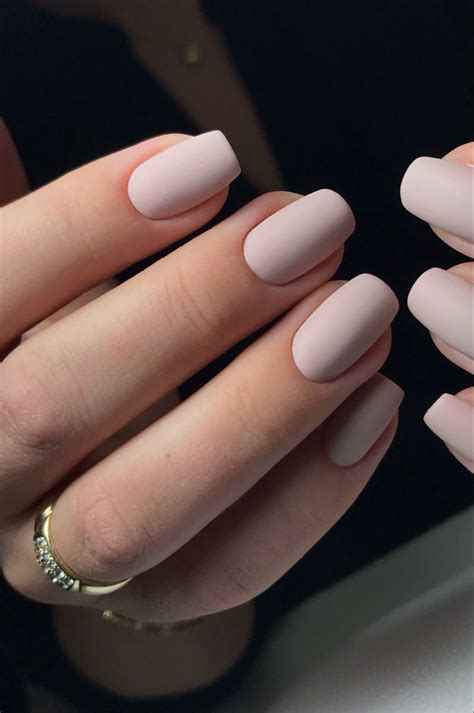 Матовый нюд Nel 2024 Unghie Idee Unghie Idee