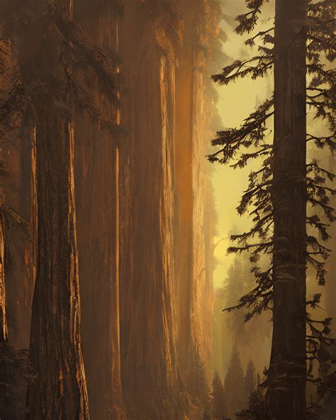 Beautiful Realistic Sequoia Trees · Creative Fabrica