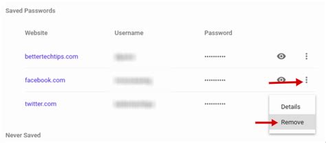 How To Remove Saved Passwords In Chrome Better Tech Tips
