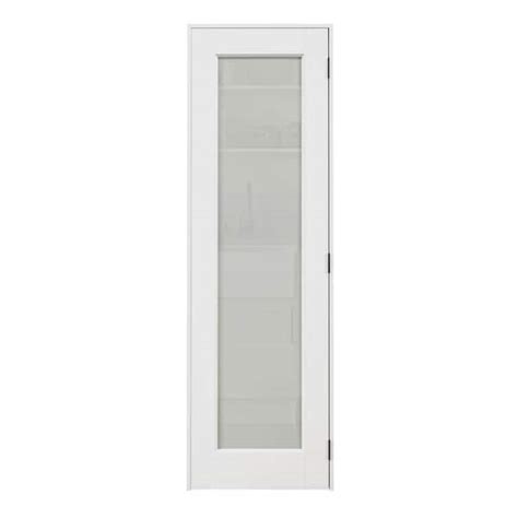 Ark Design 24 In X 80 In 1 Lite Frosted Glass Left Handed White Solid