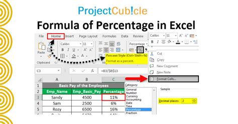 Project Cubicle On Linkedin How To Calculate Percentages In Excel Detailed Instructions Pdf