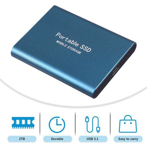 SSD Di Động Ổ Cứng Thể Rắn Di Động Tốc Độ Cao 1TB Bộ Nhớ Ngoài 500GB Quyết Định Giao Diện Type C
