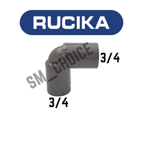 Jual Sambungan Pipa Rucika Keni 3 4 Rucika Elbow 3 4 Rucika Knee 3 4 Rucika Shopee Indonesia