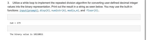 Solved Utilize A While Loop To Implement The Repeated
