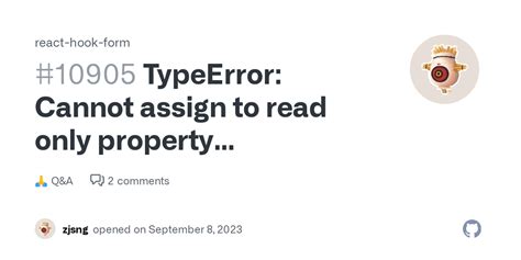 Typeerror Cannot Assign To Read Only Property Of Object