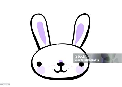 귀여운 토끼와 함께 행복 한 부활절 인사말 카드 배경 복사 공간 안경을 착용 벡터 일러스트 레이 션에 손 그리기 스케치 개요 소식통 스타일 0명에 대한 스톡 벡터 아트 및