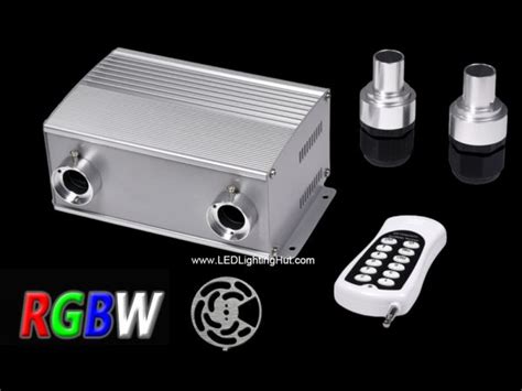 Watt DMX RGB LED Fiber Optic Light Source W Remote