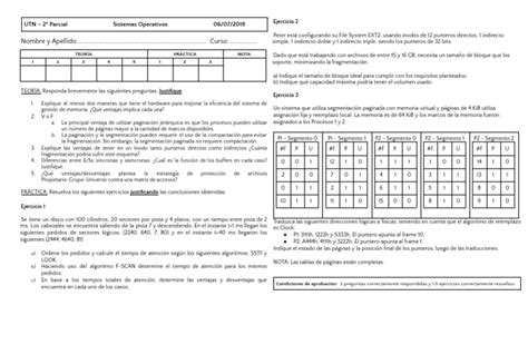 2° Parcial 1c2019 Tt Pdf Puntero Programación De Computadora Programación De Computadoras