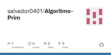 GitHub Salvador0401 Algoritmo Prim