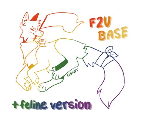 F2u Pride Base By Cloudymaws From Gumroad Kemono