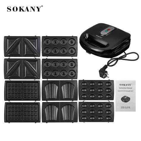 მრავალფუნქციური სენდვიჩის აპარატი 6 1ში Sokany • Needshop Ge