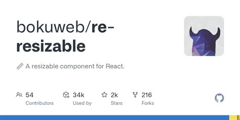 Github Bokuwebre Resizable 📏 A Resizable Component For React