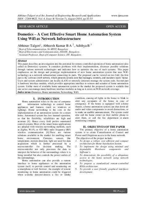 pdf domotics a cost effective smart home automation system using