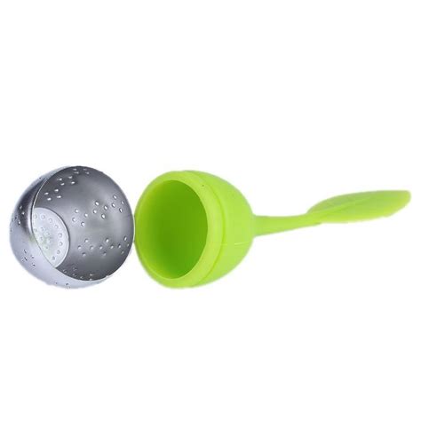 Wicoo Silicone And Stainless Leaf Tea Strainer Teaspoon Infuser Ball