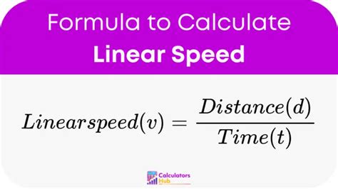 Linear Speed Calculator Online