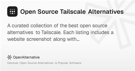 Best Open Source Tailscale Alternatives 2025