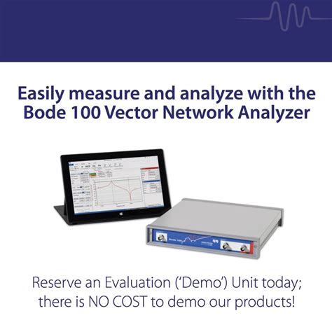 Picotest On Linkedin Easily Measure And Analyze With The Bode 100 Vector Network Analyzer With…