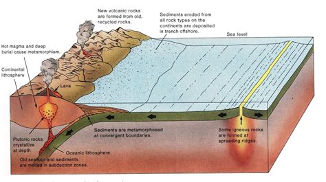 Geology Of The World And The Environment This Image Shows The Relationship Between Igneous