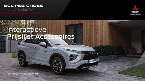 Mitsubishi Motors Eclipse Cross Phev Accessoires Prijslijst 01 25