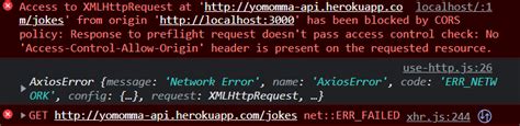Cors Error While Fetching Data From The Api · Issue 10 · Beanboi7yomomma Apiv2 · Github