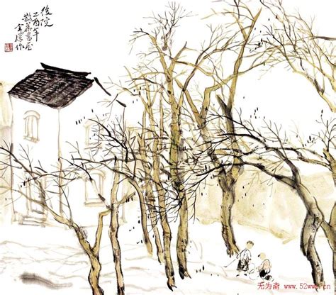 陈全胜中国写意画欣赏 山水作品 国画欣赏 第2页 无为斋