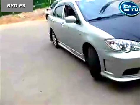 Обзор BYD F3 (БИД Ф3) тюнинг двигателя, бампера и спойлер - YouTube