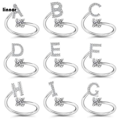 【lejia】letter Rings Bd