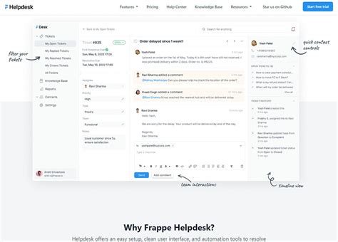 Theme UI Frappe Helpdesk Totaly Is Different With Image On Website