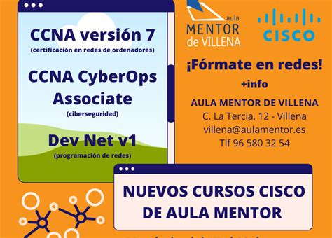 Abierto El Periodo De Matrícula En Los Cursos Cisco De Aula Mentor 2022
