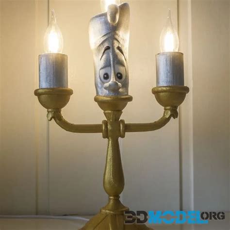 3d Model Lumiere Beauty And The Beast