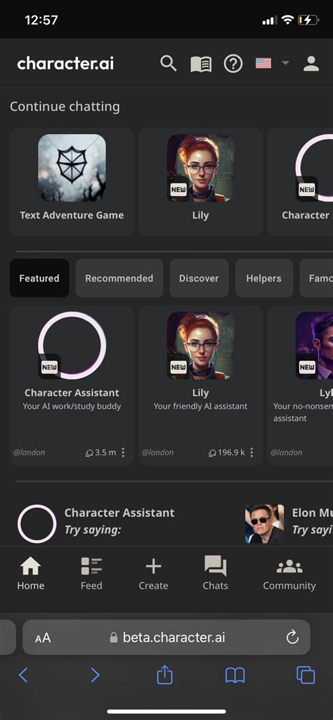 I Cant Find Settings Rbetacharacterai