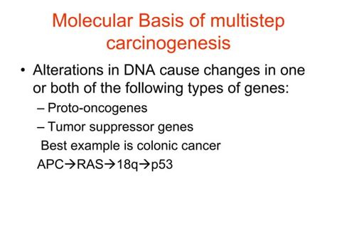 Basis Of Cancer Types Of Cancer Oncogenes Ppt